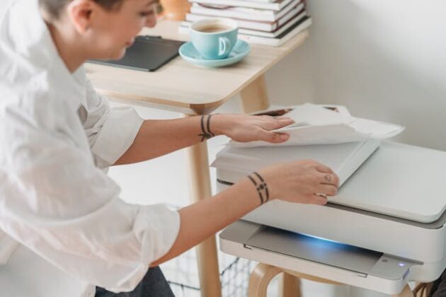 How to Print Stickers on a HP 5012 Printer - Aussie Biz Chronicles